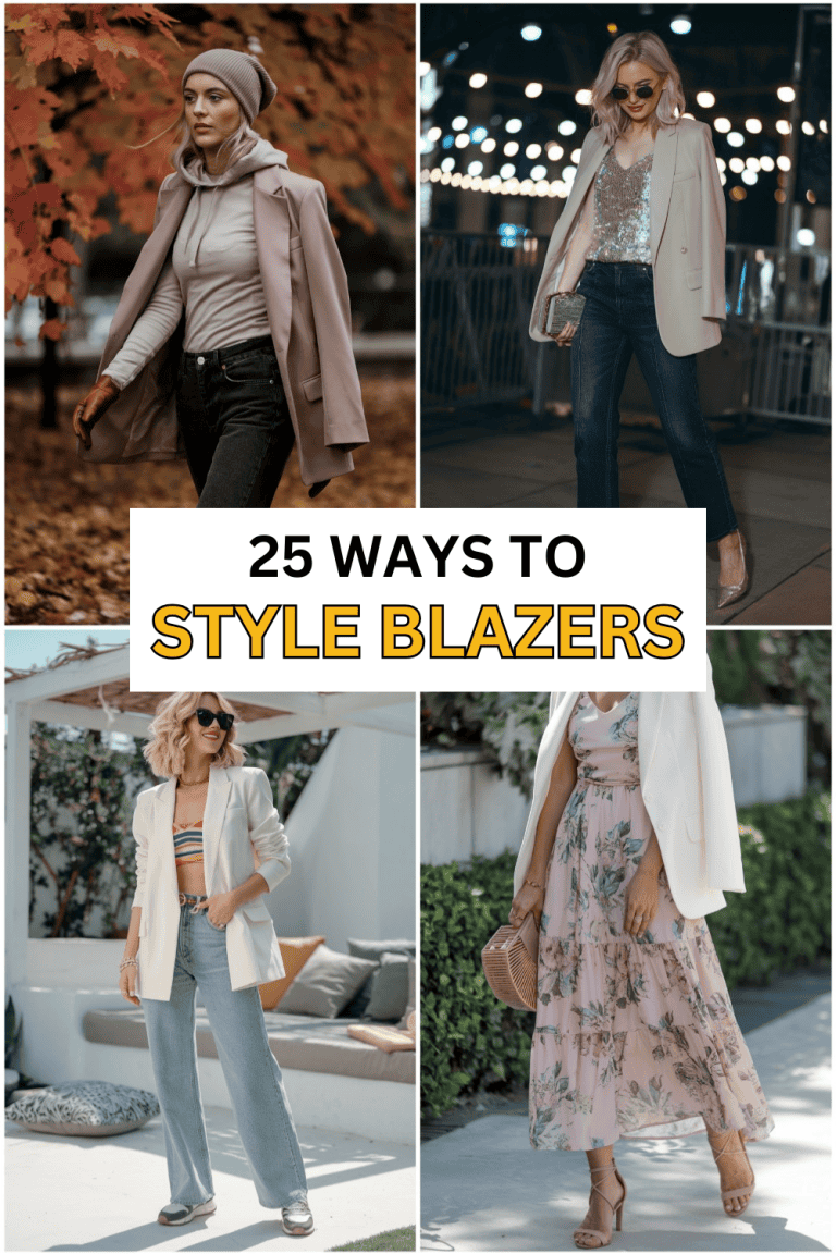 25 Ways to Style Blazers: Unleash Your Chic with These Outfit Ideas