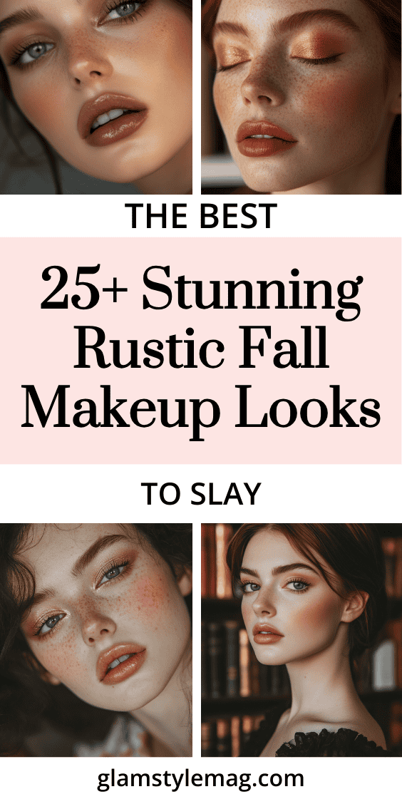 25+ Rustic Fall Makeup Looks for Outdoor Events