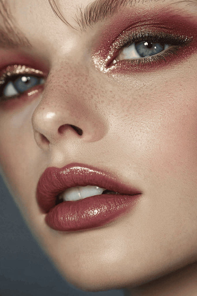 21 Maroon and Gold Makeup Combos for Autumn