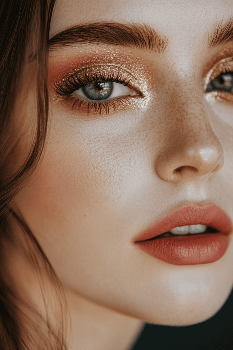21 Maroon and Gold Makeup Combos for Autumn