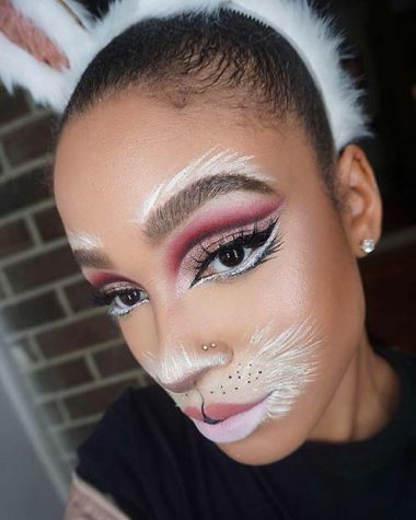 23 Cute Bunny Makeup Ideas for Halloween