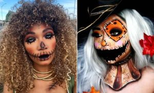 45 Fun and Creepy Scarecrow Makeup Ideas for Halloween