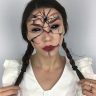 25 Creepy and Cute Doll Makeup Ideas for Halloween